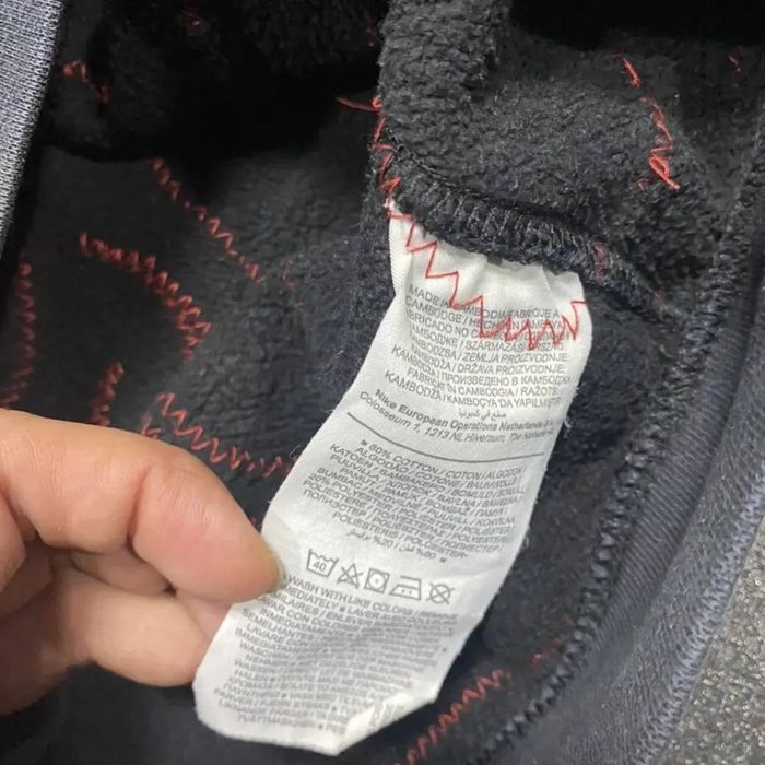 Nike Custom Upcycling Diy Rework Nike Sweater Fire | Grailed