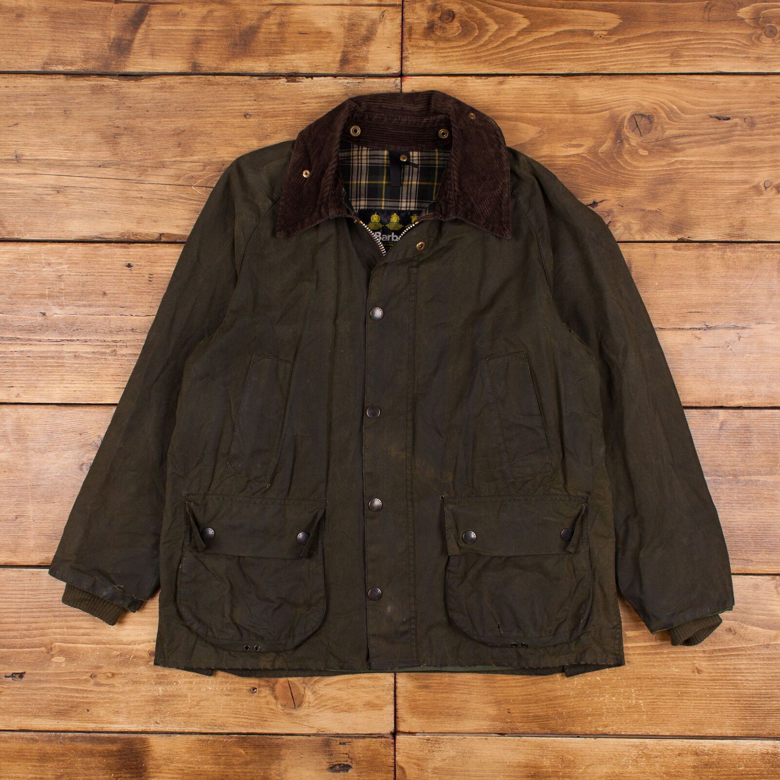 Barbour Vintage Barbour Bedale Jacket C40 M Wax Cotton Hunting Field ...