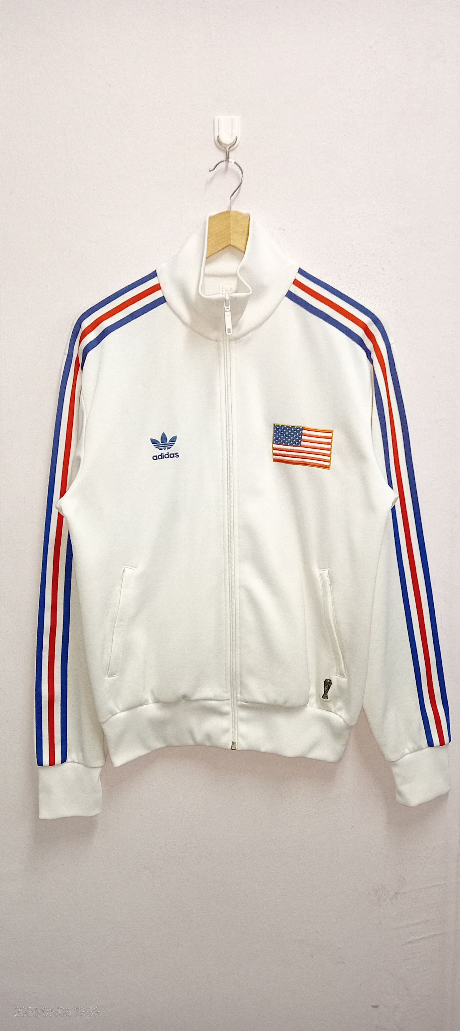 Adidas VINTAGE ADIDAS WORLD CUP SERIES USA TRACK JACKET | Grailed