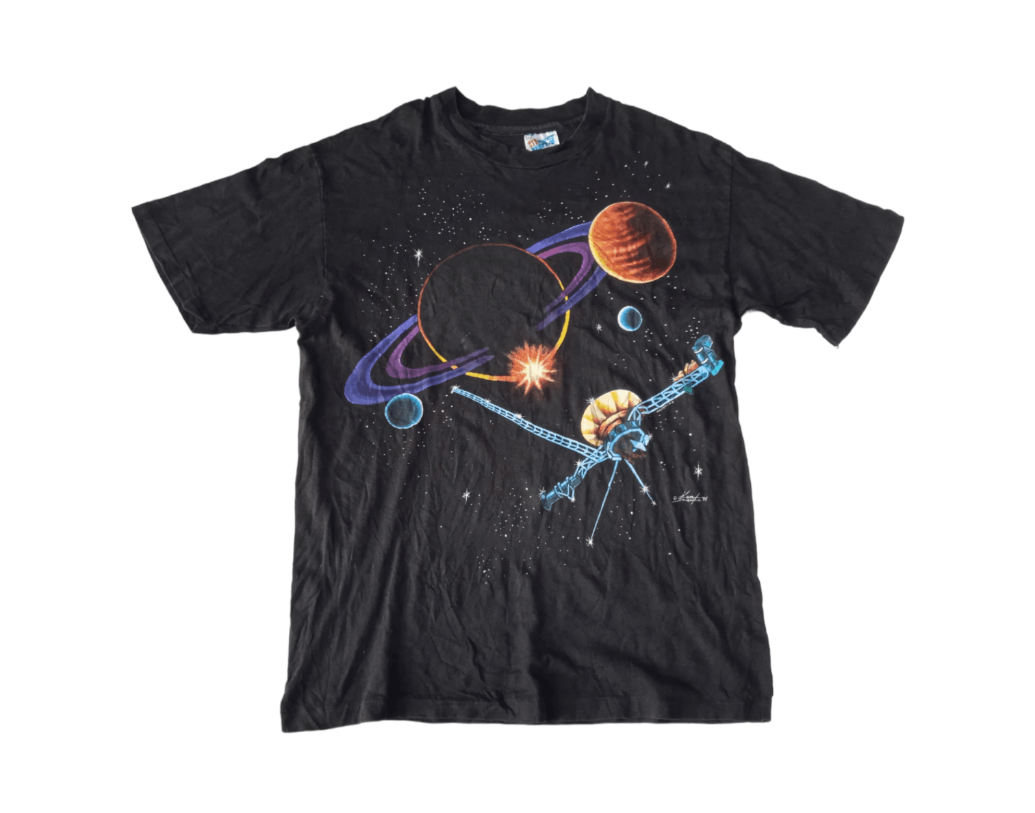 Other × Streetwear × Vintage Vintage 90s Solar System Galaxy 1994 T ...