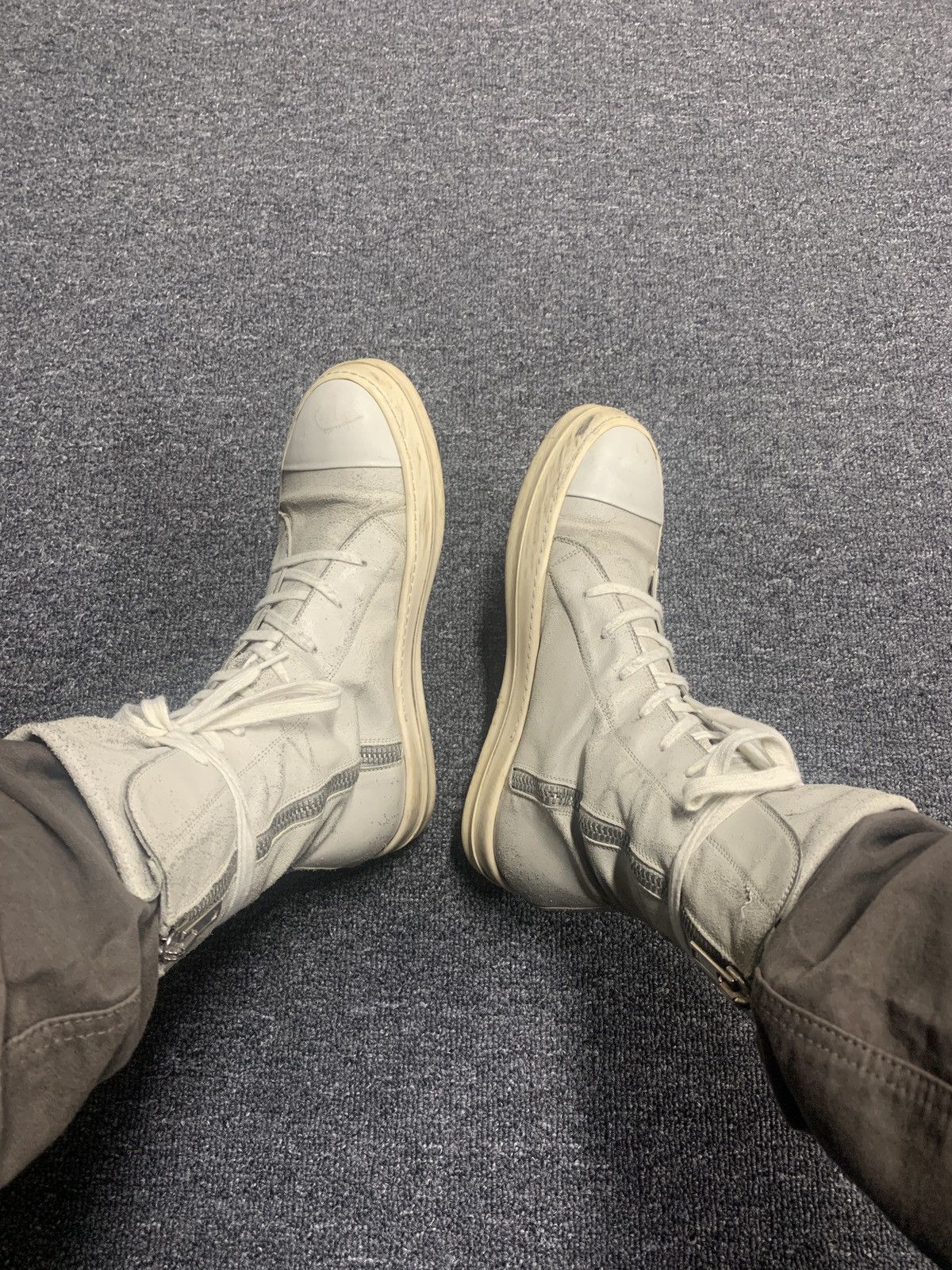 Rick Owens Laceless Ramones | Grailed