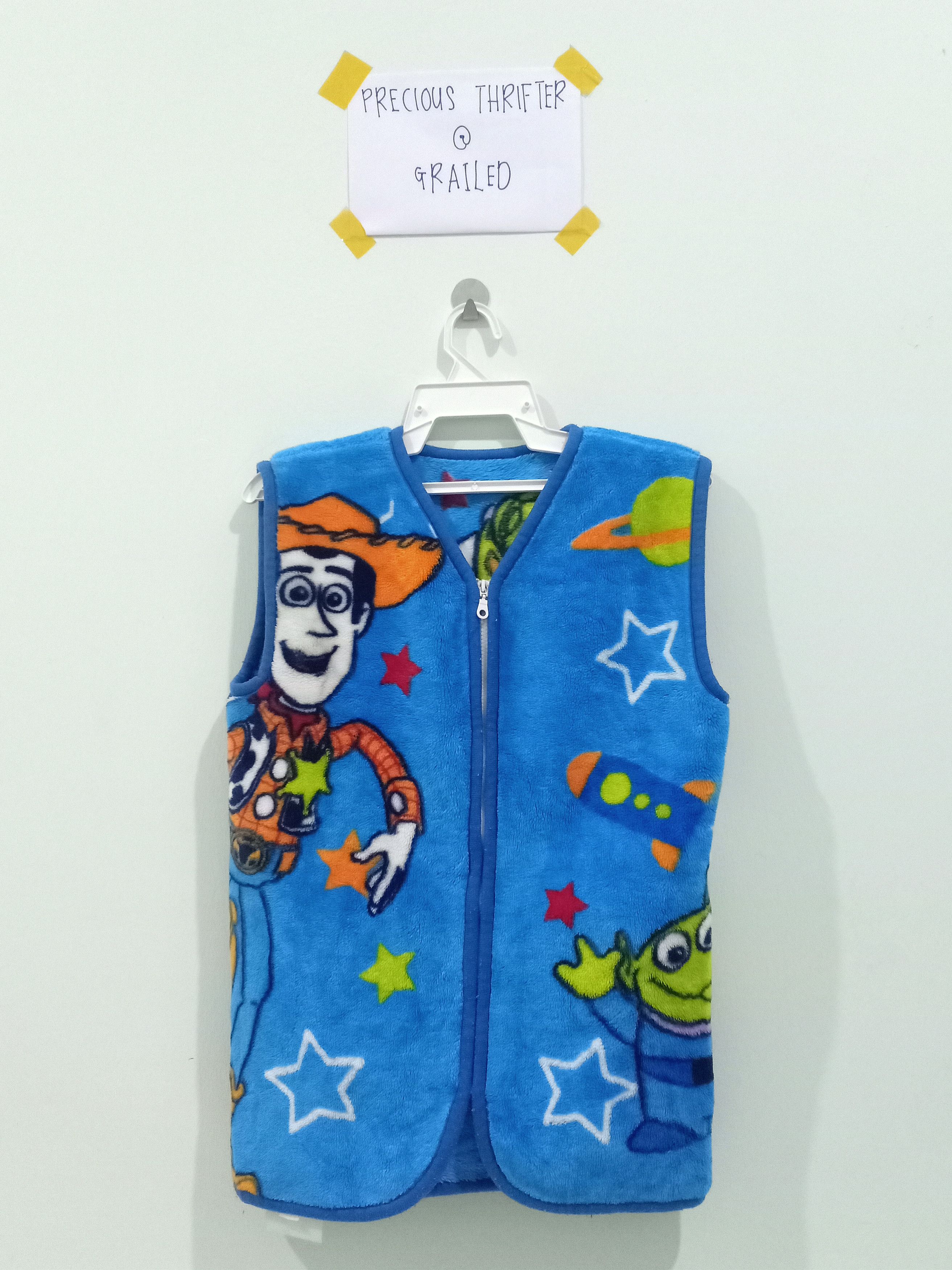 Cartoon Network toy story full print fleece vest | Grailed