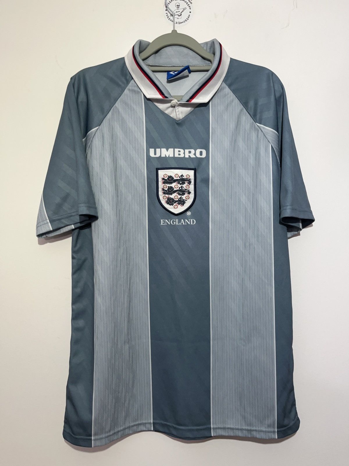 Vintage 1996 umbro England away kit jersey football soccer hype | Grailed