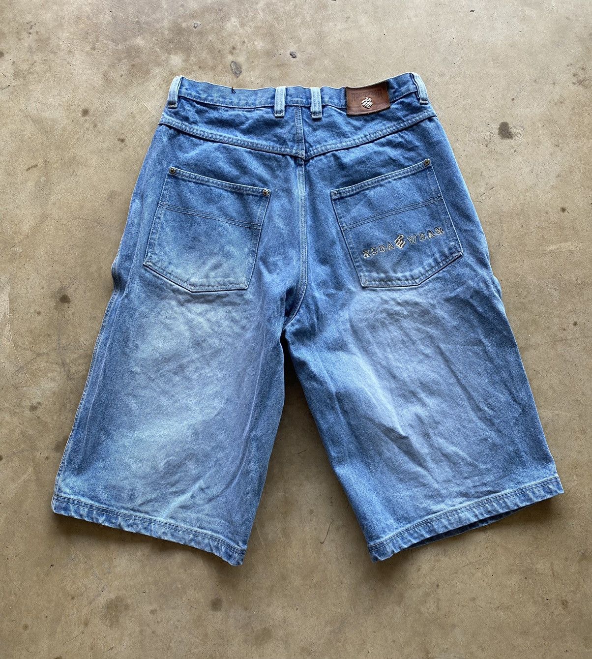 Rocawear × Streetwear × Vintage 2000s Rocawear Baggy Denim Shorts Jorts ...