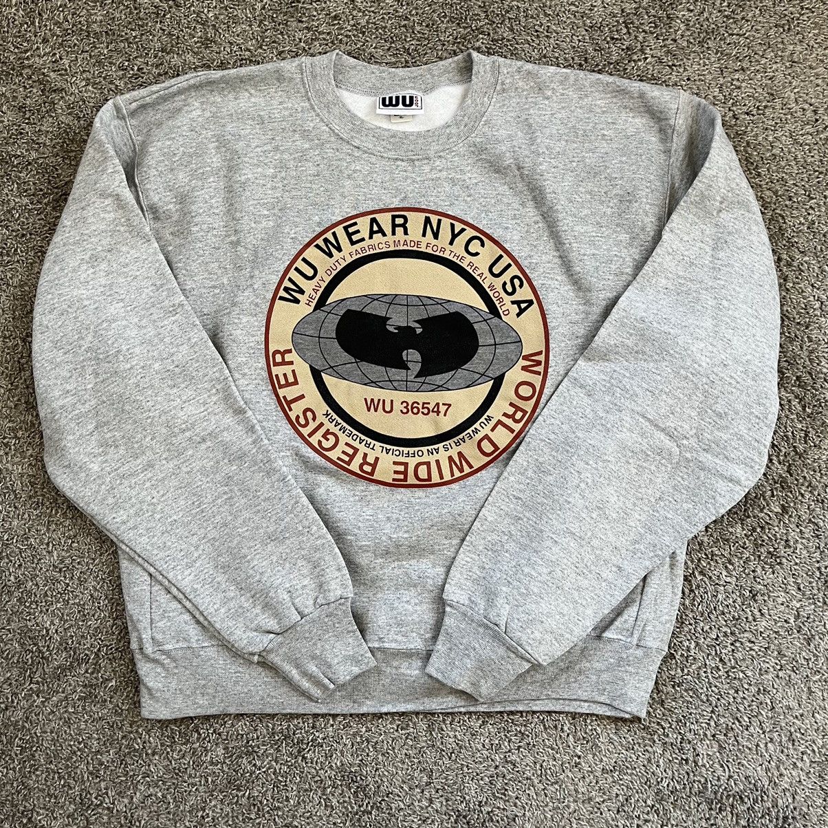 Wu Tang Clan Wu-Wear Crewneck Size XL Wu-Tang Rare New Cond Rza Gza 90 ...