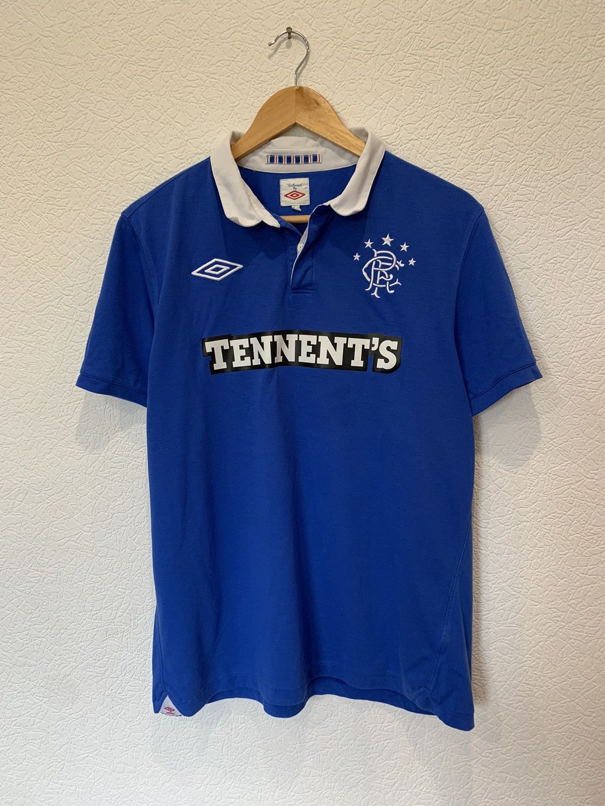 Soccer Jersey × Umbro Umbro Rangers Glasgow 2010/2011 Home Kit Soccer ...