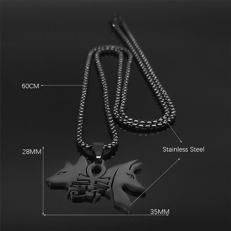 Diamond Pendant Anubis Ancient Egyptian Goddess Ankh Eye Horus Cross ...