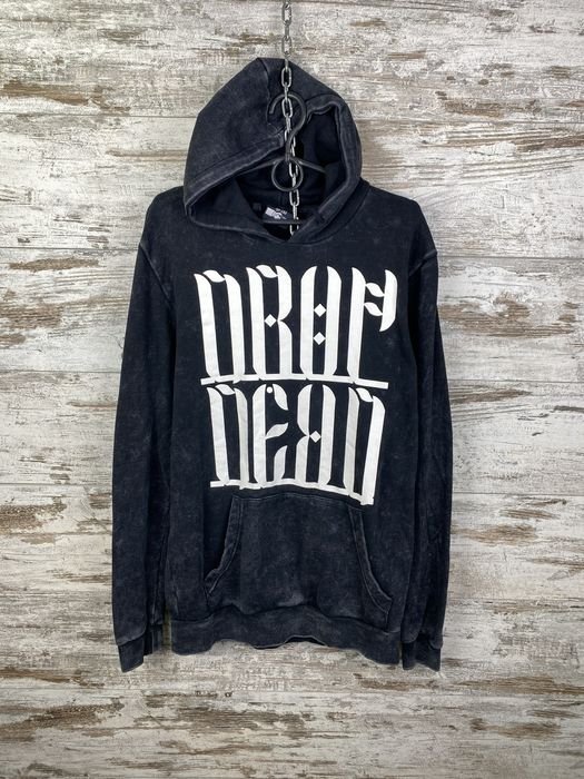 Drop Dead Clothing Mens Drop Dead Clothing Hoodie streetwear y2k rare ...