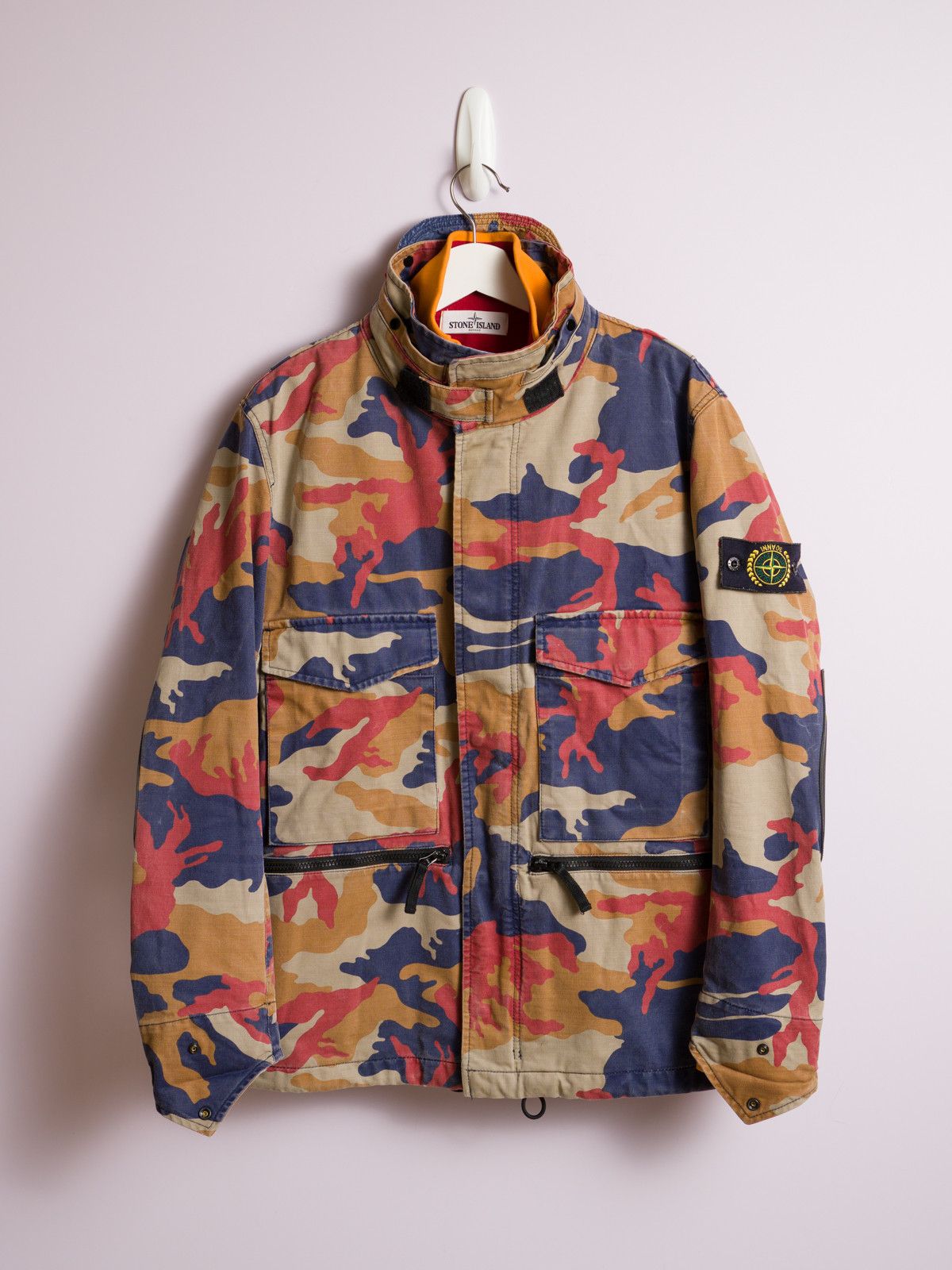 Stone Island Camo Shell Red Tortoise Stone Island Tortoise Shell Jacket ...