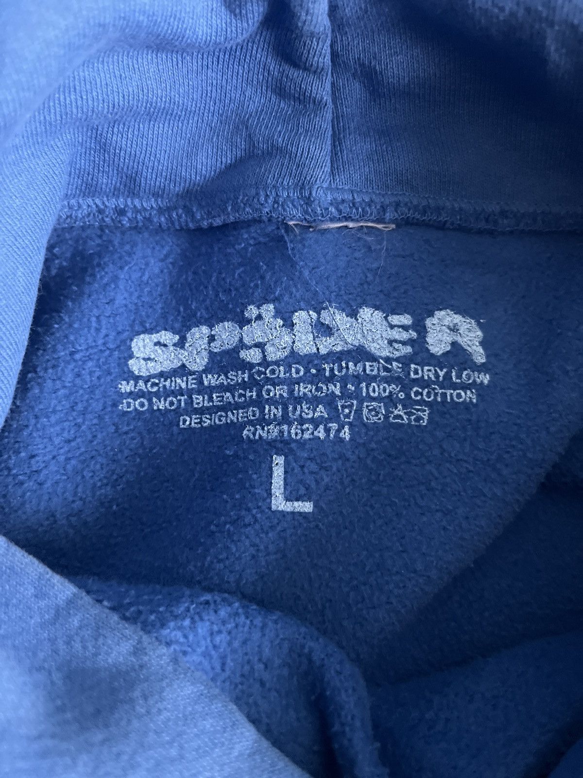 Spider Worldwide Blue tc5 spider hoodie | Grailed