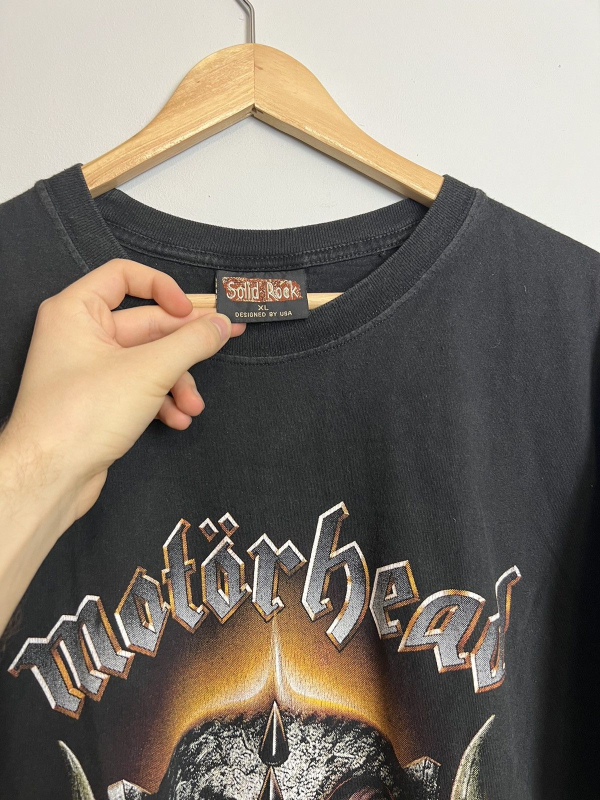 Band Tees × Vintage Rare Motorhead England Vintage Distressed Band Tee ...