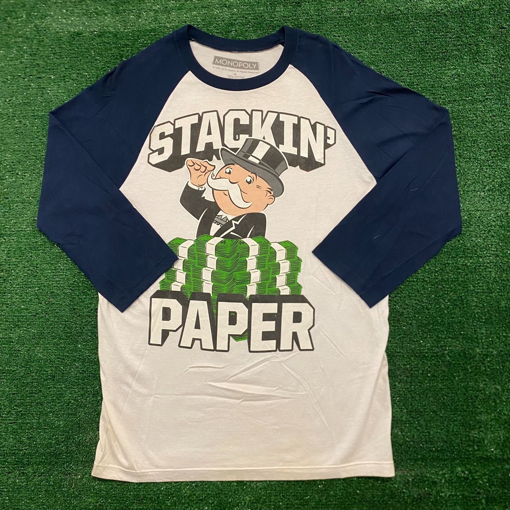 Streetwear × Vintage Mr. Monopoly Man Cash Money Vintage Cartoon T ...