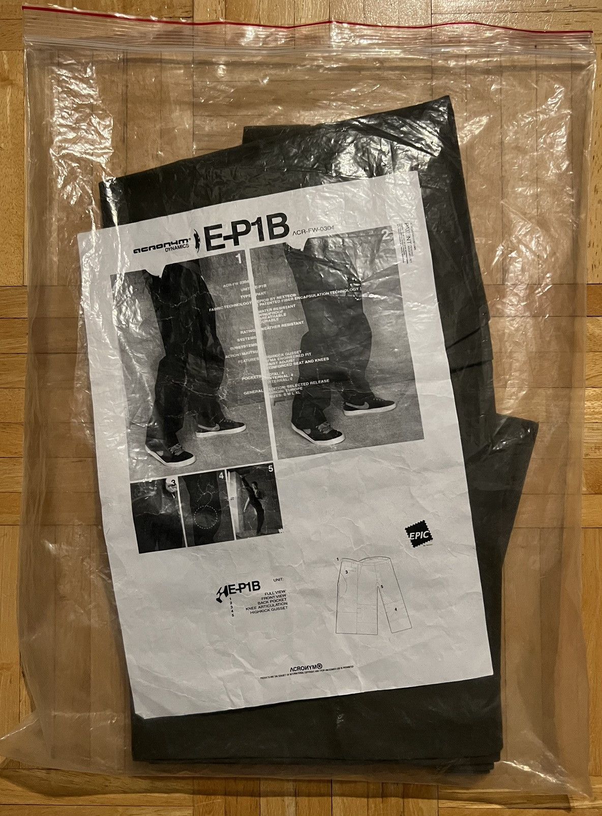 Acronym Acronym E-P1B RAF GREEN M Medium ACR-FW-0304 | Grailed