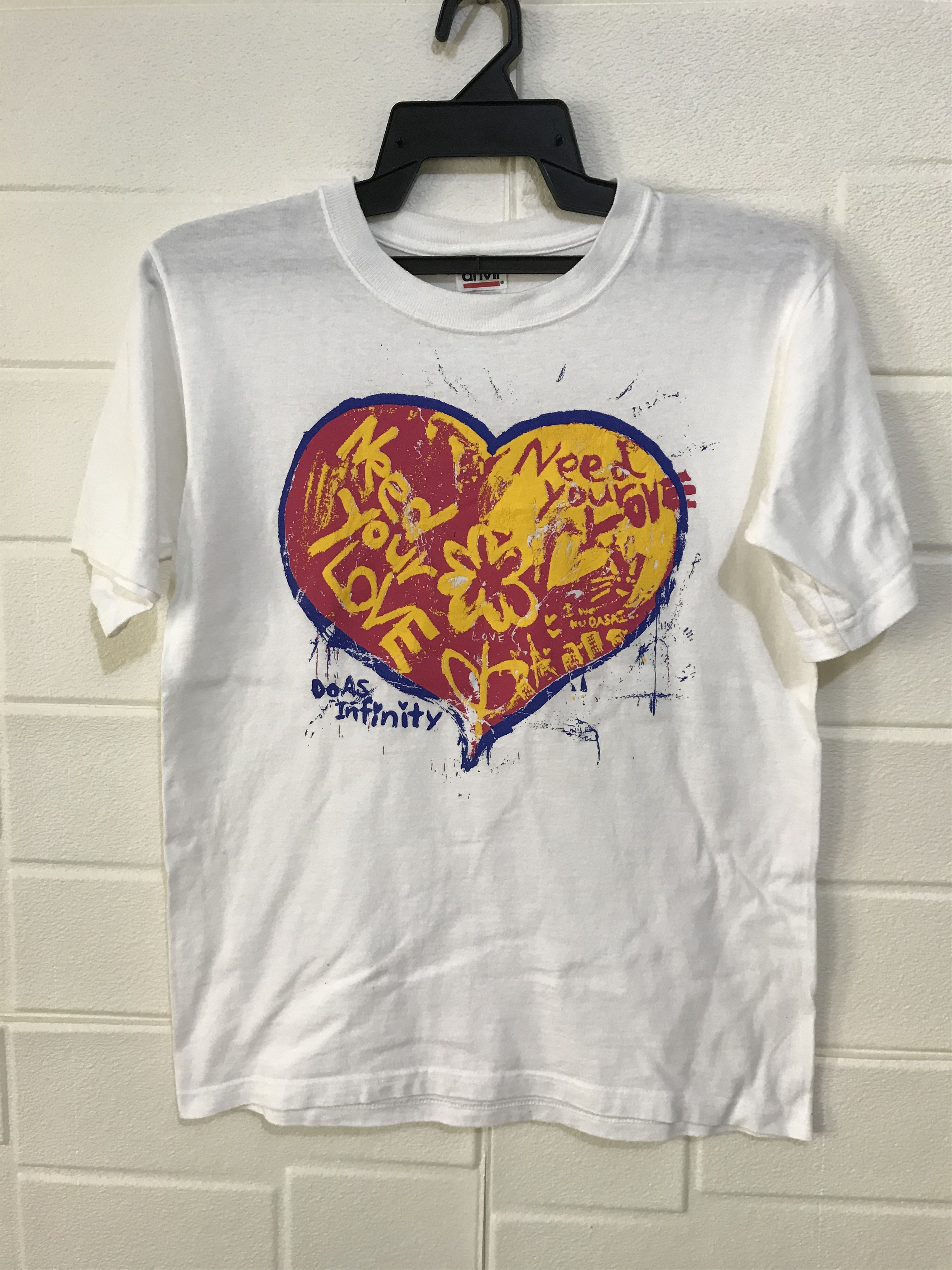 Anvil × Motivation × Streetwear Big Heart Logo T-Shirt | Grailed