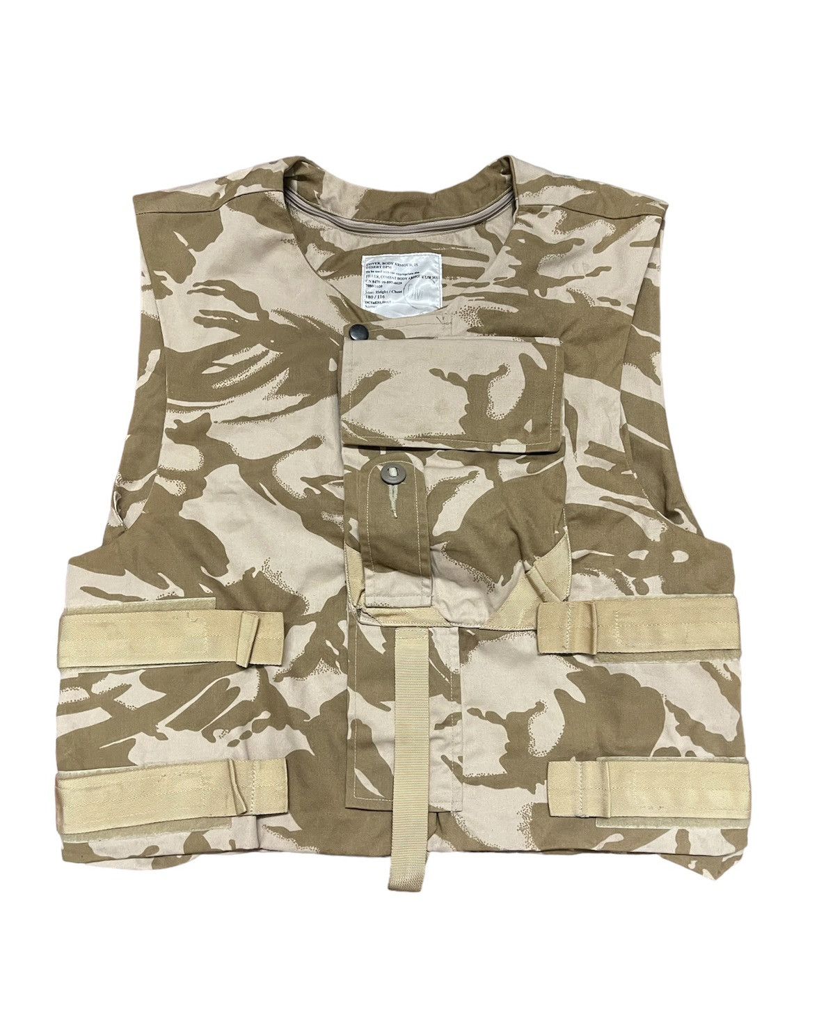 Vintage Vtg british Army issue DPP camo body vest CBA combat | Grailed