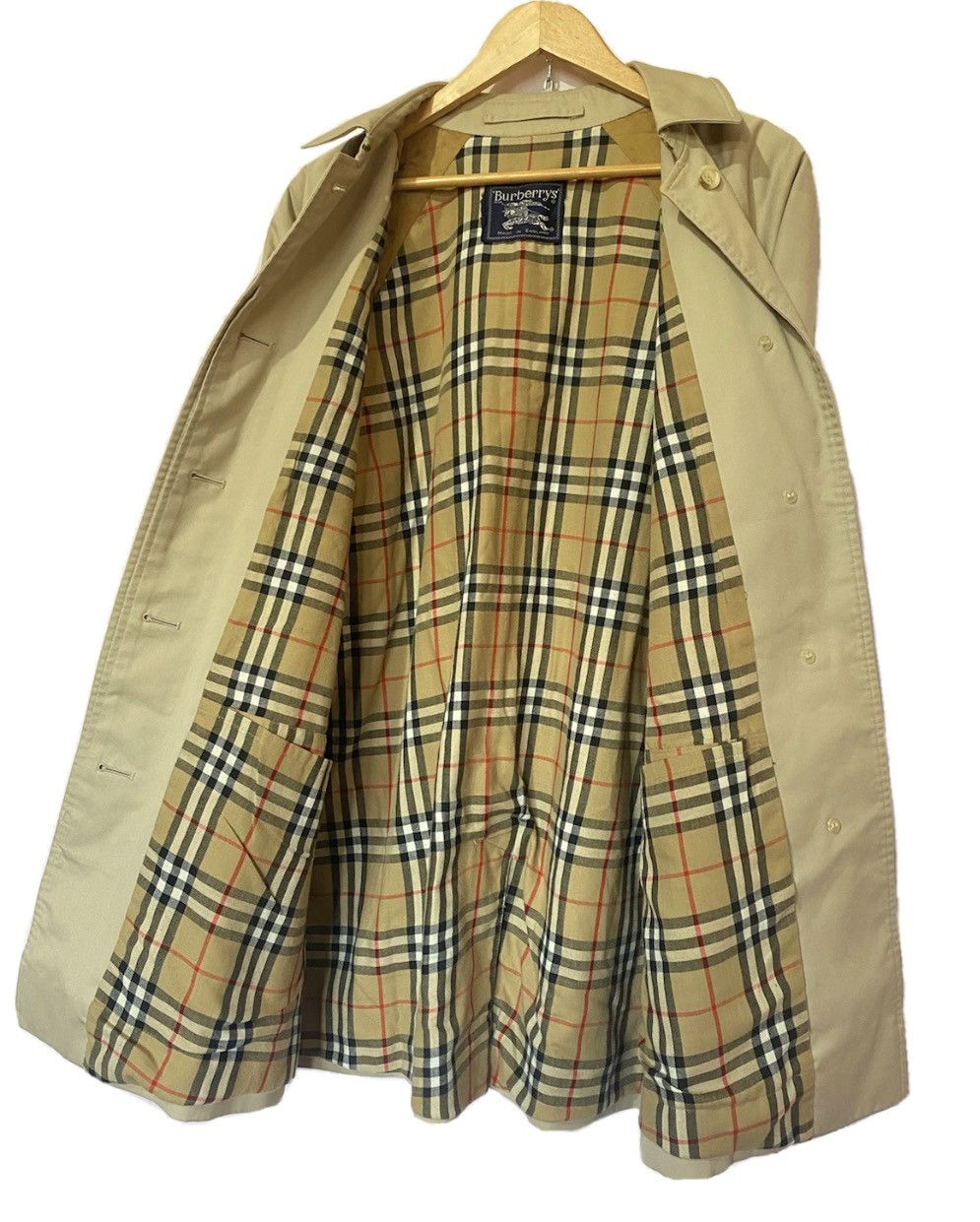 Burberry BURBERRY NOVA CHECK vintage trench coat lining | Grailed