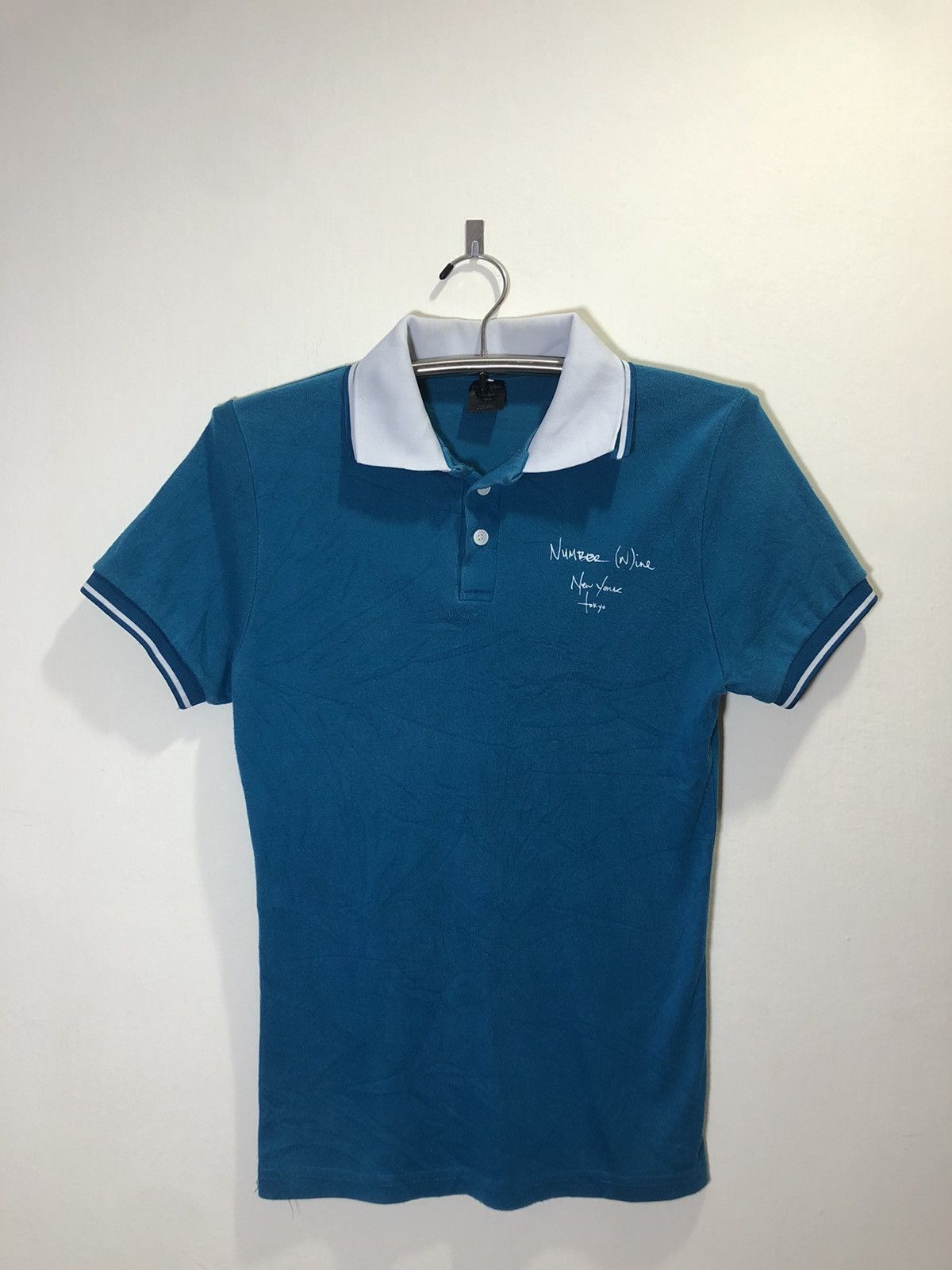 Number (N)ine NUMBER NINE POLO SHIRT Double Collar Streach Shirt | Grailed