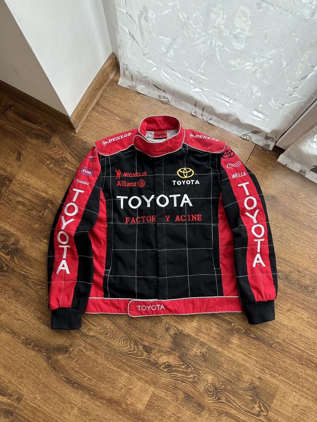 Formula 1 × Vintage Toyota Panasonic Formula 1 Racing Jacket Michael ...