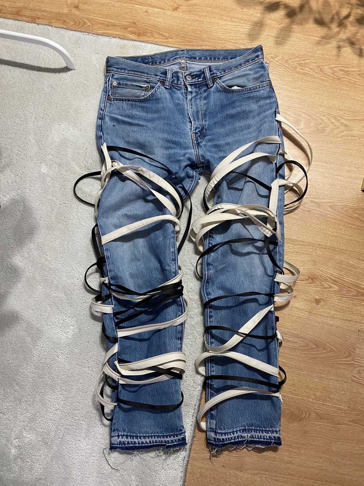 Archival Clothing × Japanese Brand × Vintage Mummy Parachute denim ...
