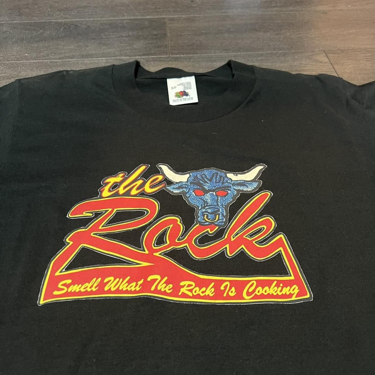 Vintage × WWE × WWF the rock can you smell what the rock is cooking t ...
