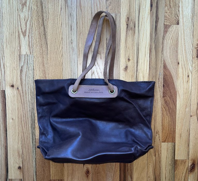 Bill Amberg Studio BILL AMBERG SOFT LEATHER TOTE BAG MADE IN ENGLAND ...