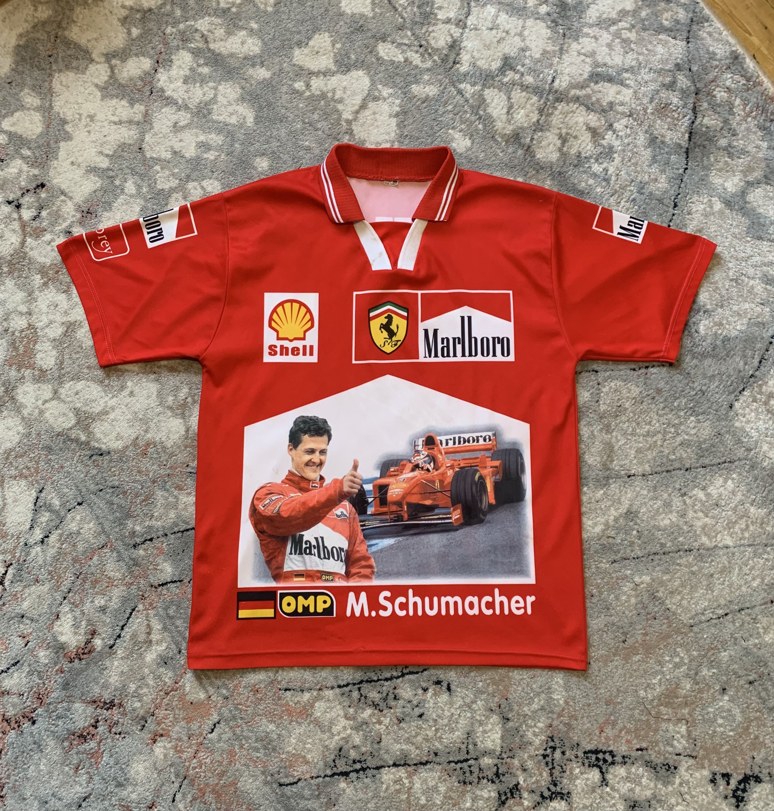 Ferrari × Marlboro × Vintage Ferrari Michael Schumacher Marlboro Shell ...