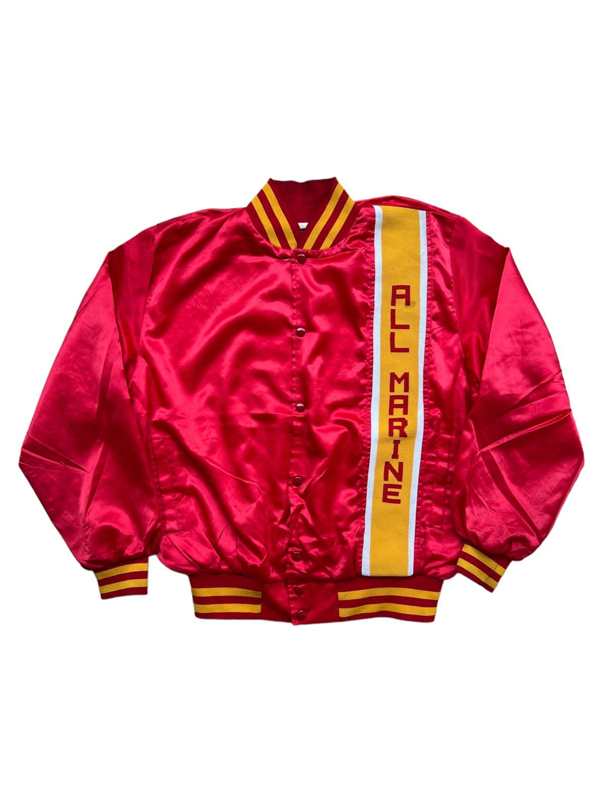 Military × Streetwear × Vintage VERY RARE VINTAGE JACKET VARSITY USMC ...
