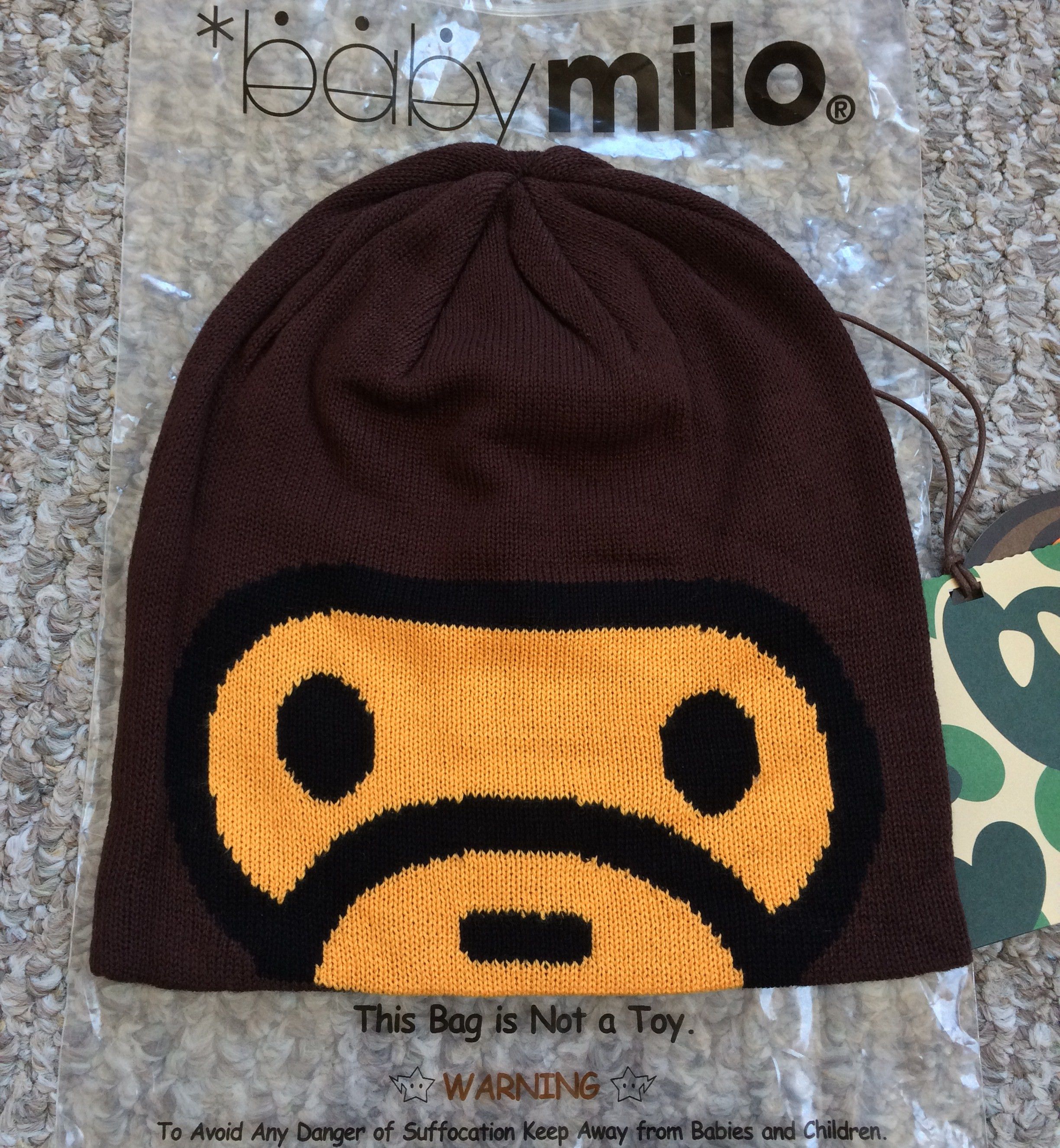 Bape NEW F/W 2005 Bape Baby Milo Beanie | Grailed