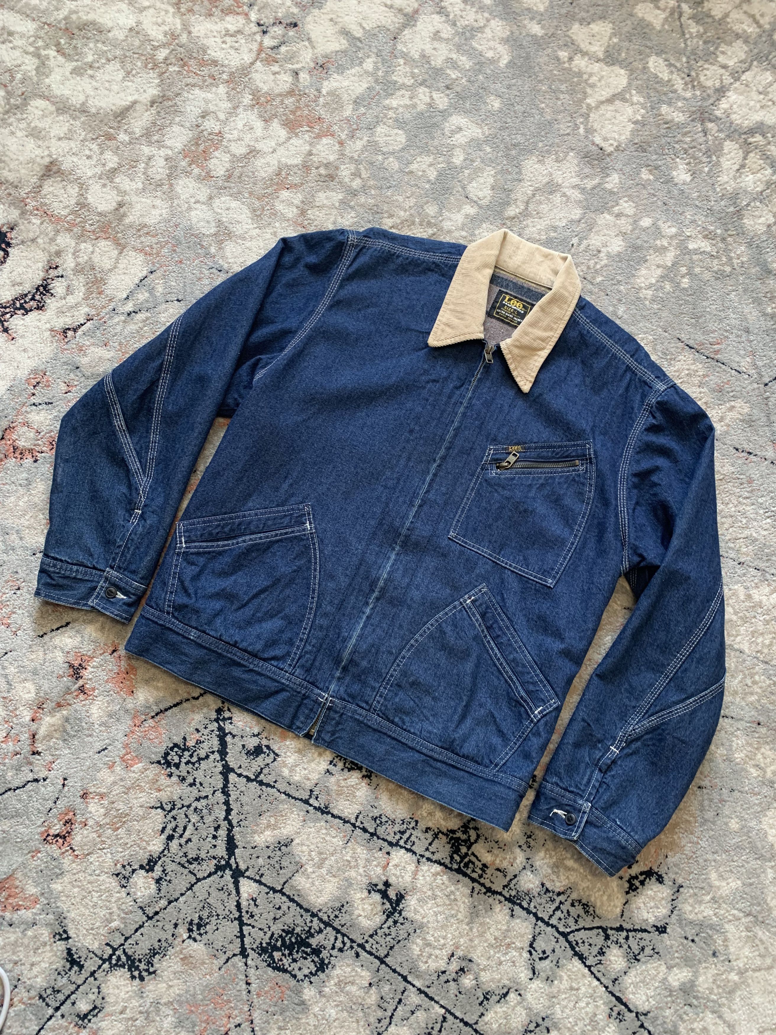 Lee Vintage 80s Lee Denim Work Jacket | Grailed