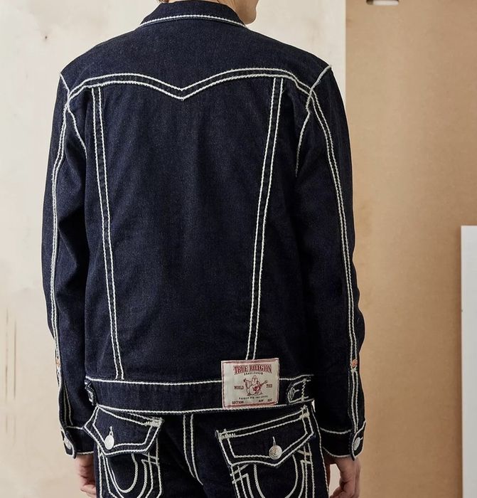 True Religion True Religion Rope Stitch Jimmy Denim Jacket | Grailed