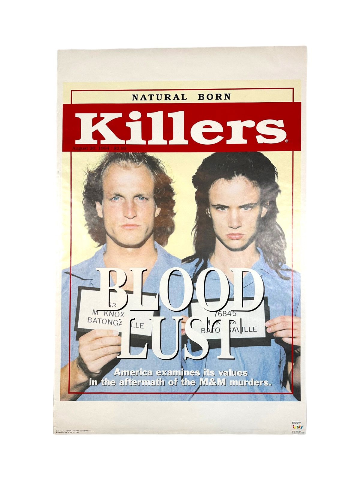 Vintage ⭐️RARE⭐️ Vintage 1994 Natural Born Killers Movie Poster | Grailed