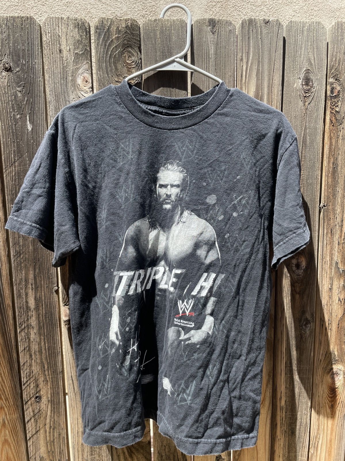 Vintage × Wwe × Wwf 2007 Triple H shirt | Grailed