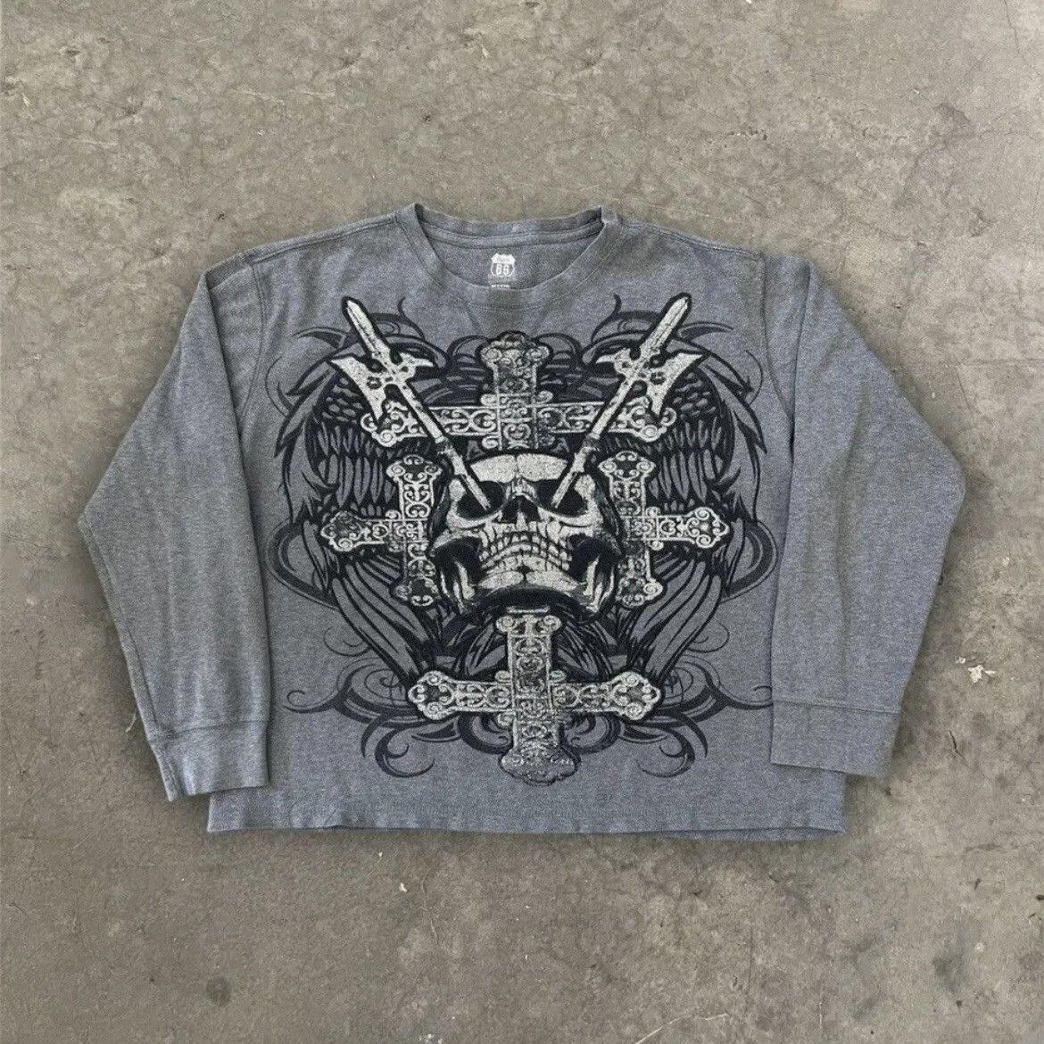 Affliction × Tapout × Vintage Vintage Y2K/2000s Cyber Goth MMA ...