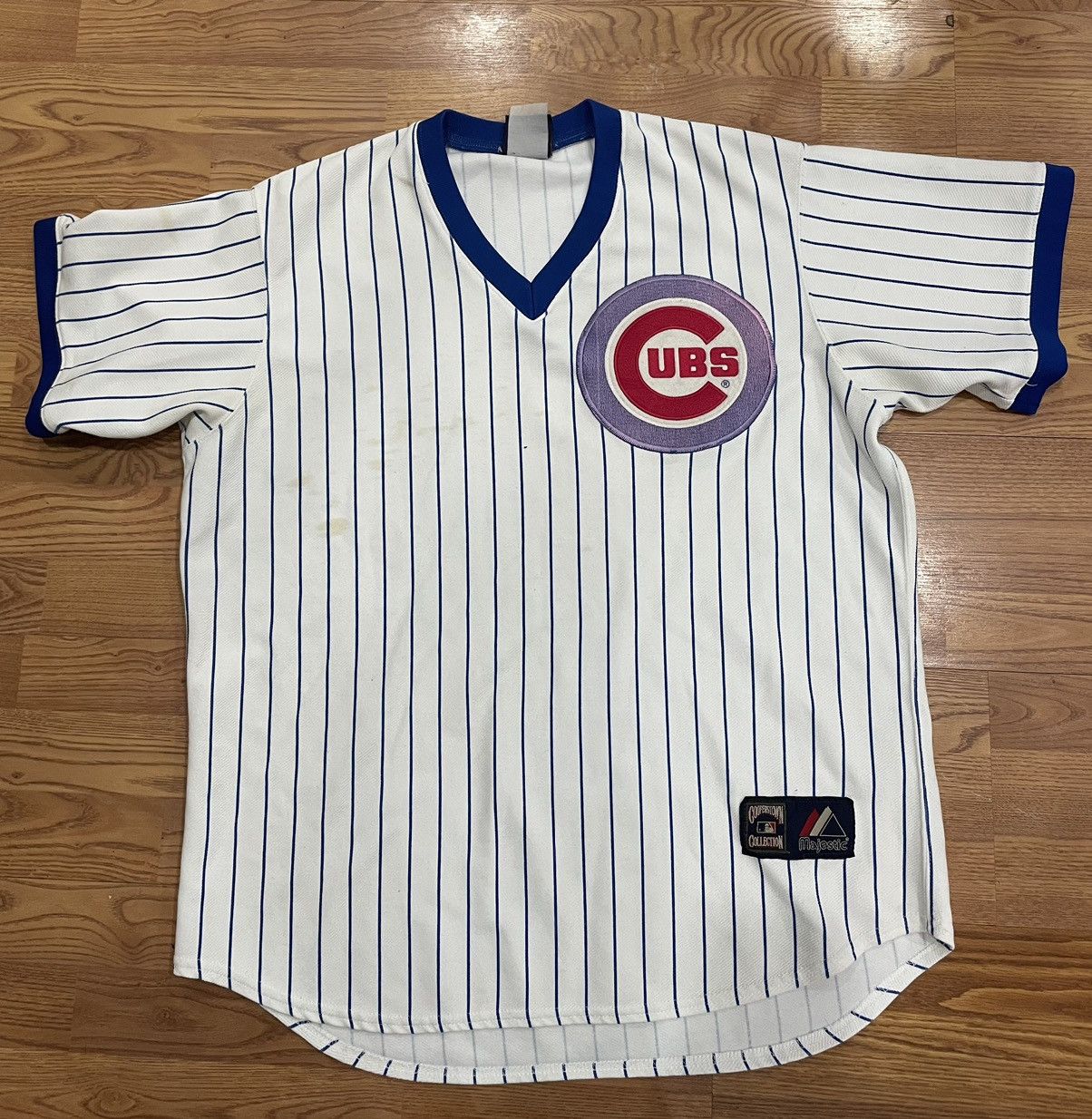 MLB × Majestic × Vintage Chicago cubs destroyed jersey | Grailed