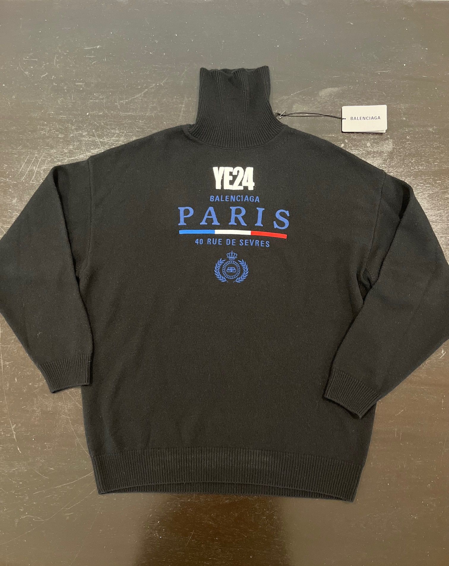 Balenciaga × Kanye West Balenciaga Ye24 turtle neck sweater | Grailed