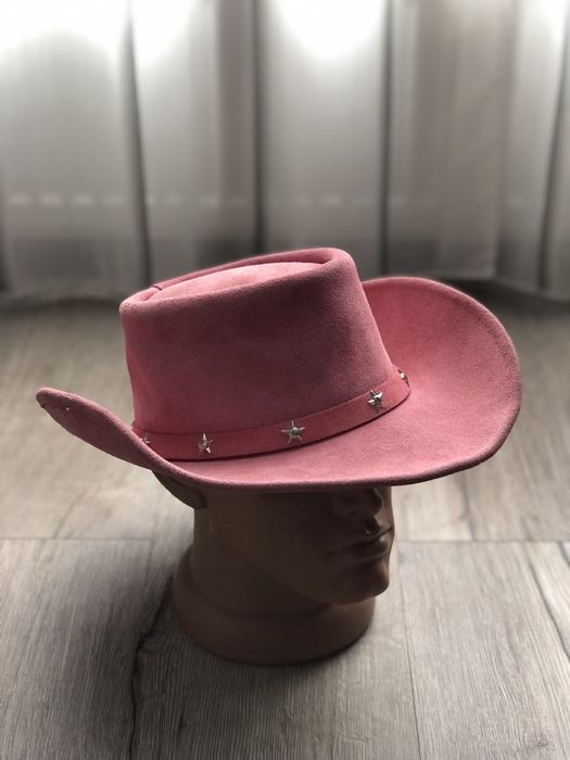 Vintage H1H Henschel Hat Co. Pink Leather Western Cowgirl Vintage | Grailed