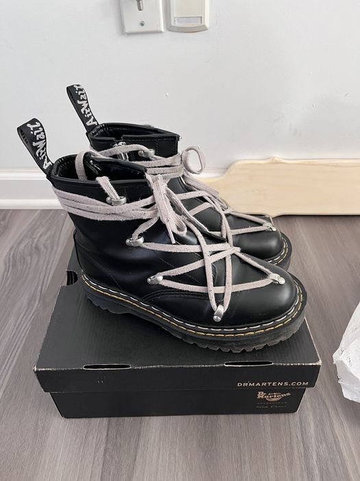 Rick Owens Rick Owen x Doc Marten 1460 bex boots | Grailed