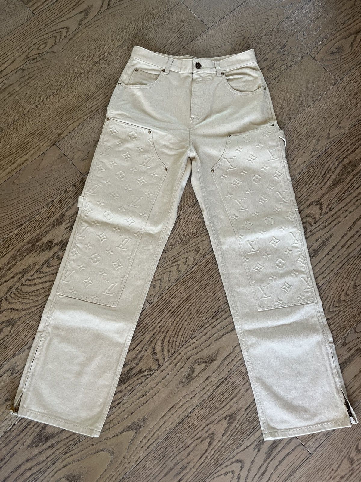 Louis Vuitton Louis Vuitton x Virgil Abloh monogram carpenter pants ...