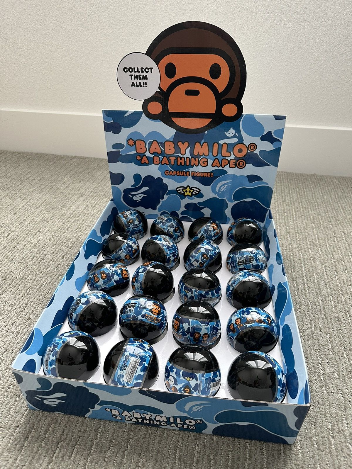 Bape (1) SINGLE Baby Milo Capsule Figure Bathing Ape Toy Bape | Grailed