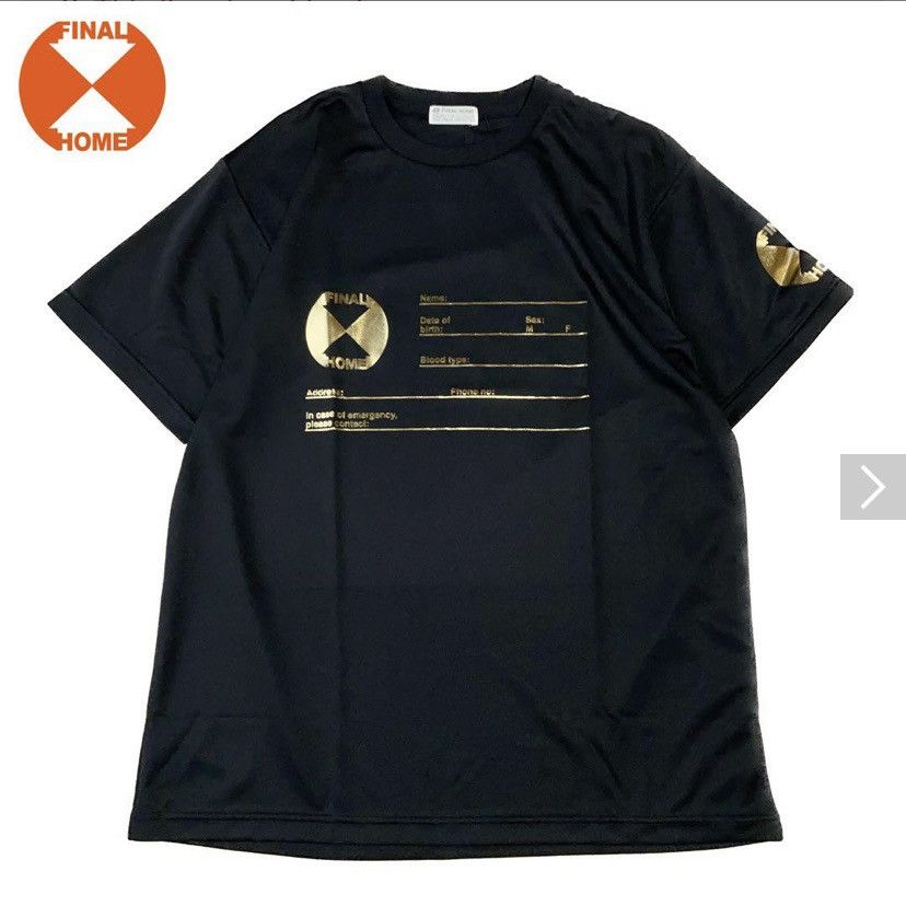 Issey Miyake Gold foil Final Home Survival jersey | Grailed