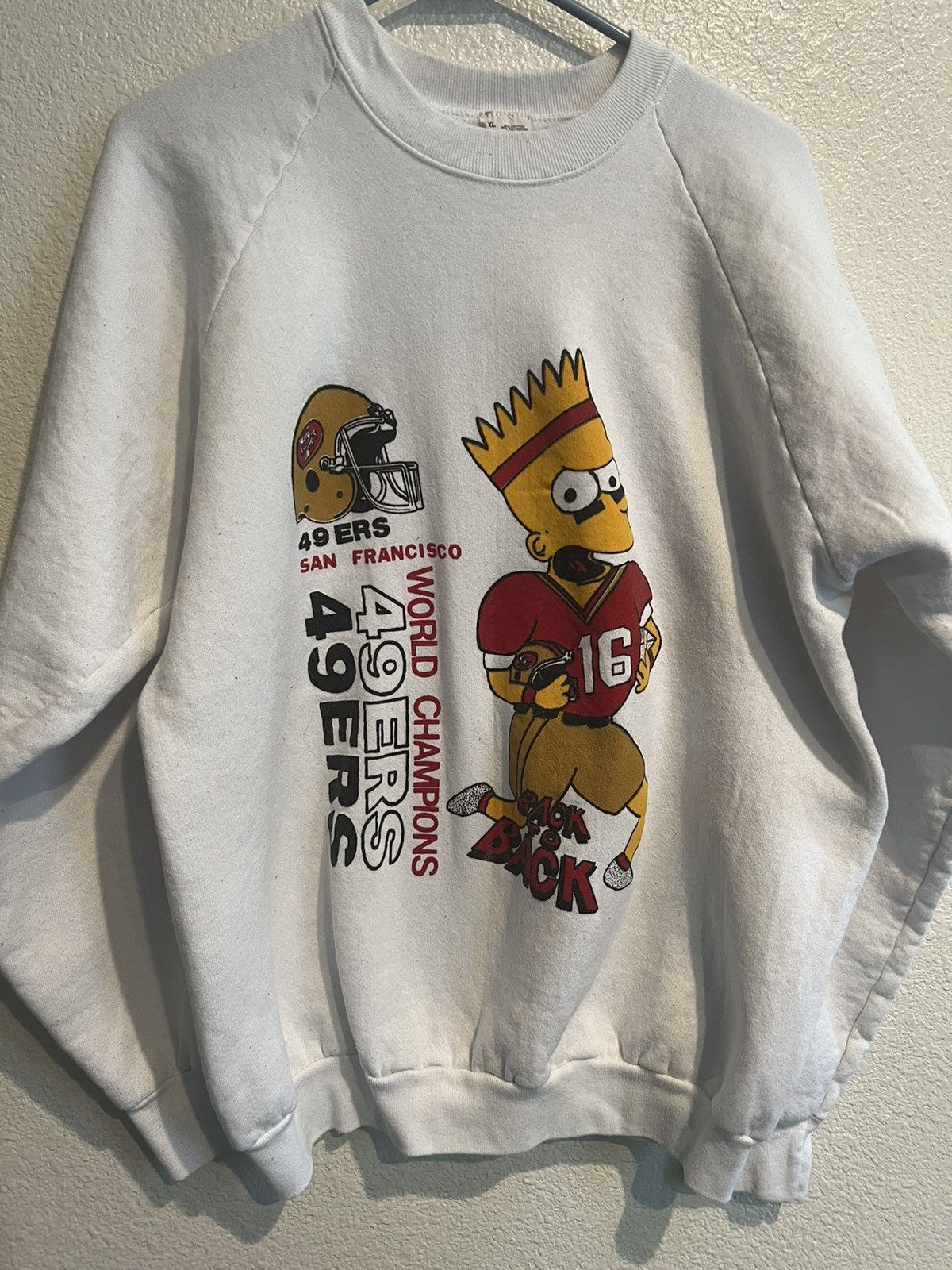NFL × The Simpsons × Vintage Vintage 90s Bart Simpson San Francisco ...