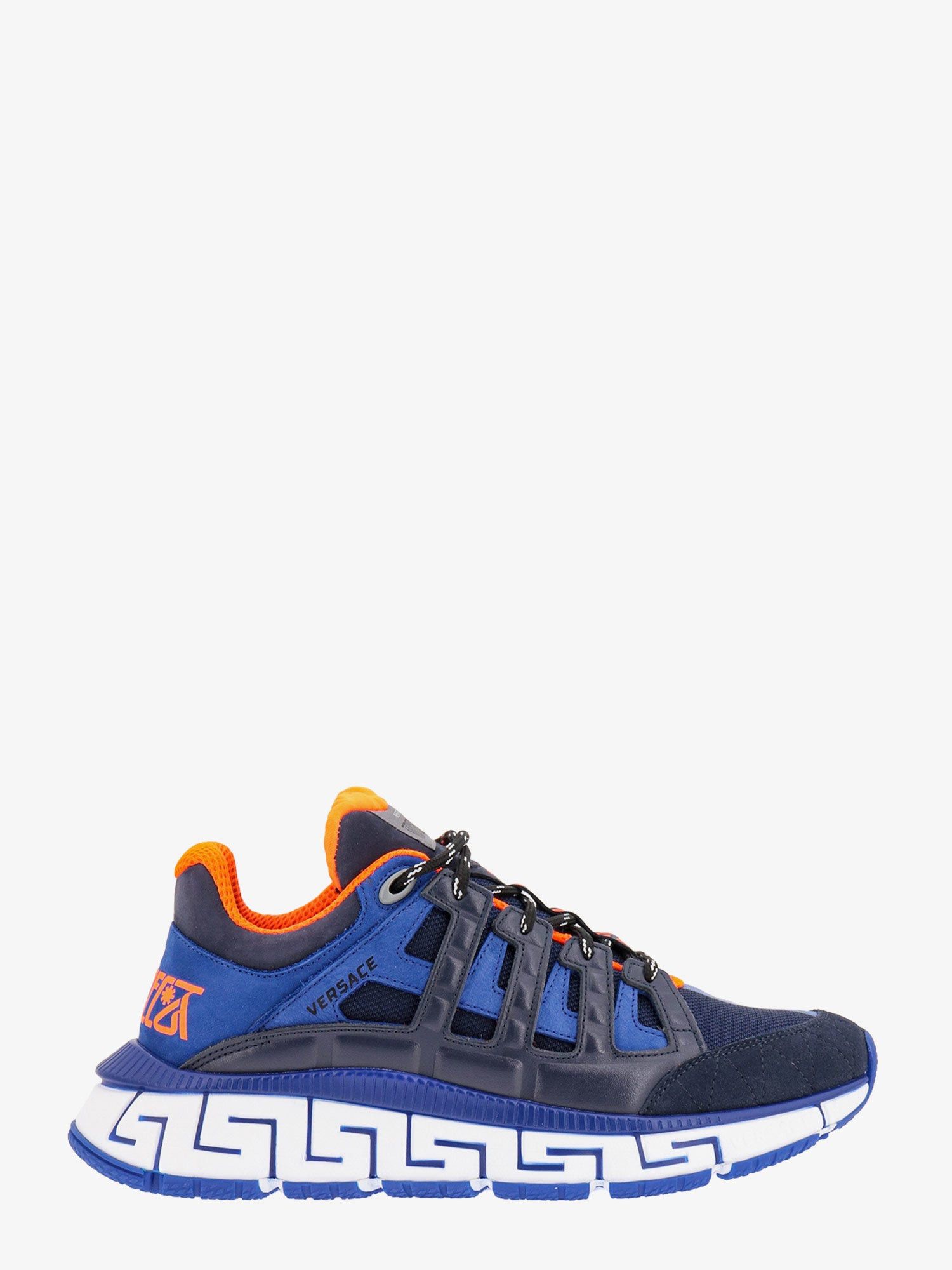Versace Trigreca Man Blue Sneakers | Grailed