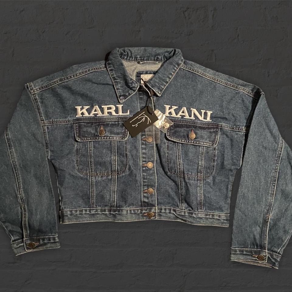 Karl Kani BRAND NEW Karl Kani denim jacket cropped blue | Grailed