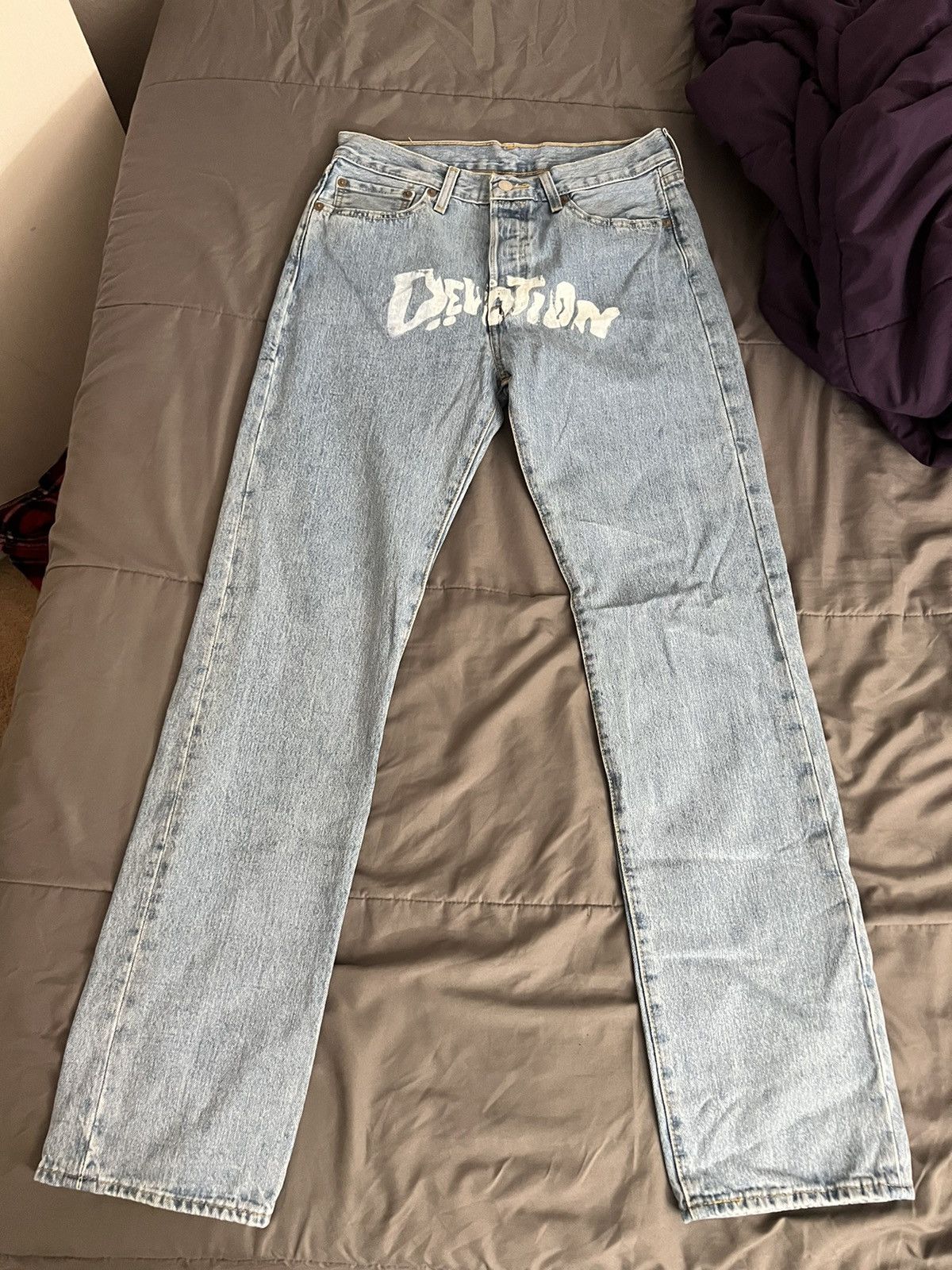Levi's × Streetwear Devotion4l Reworked #007 Straight Leg Denim | Grailed