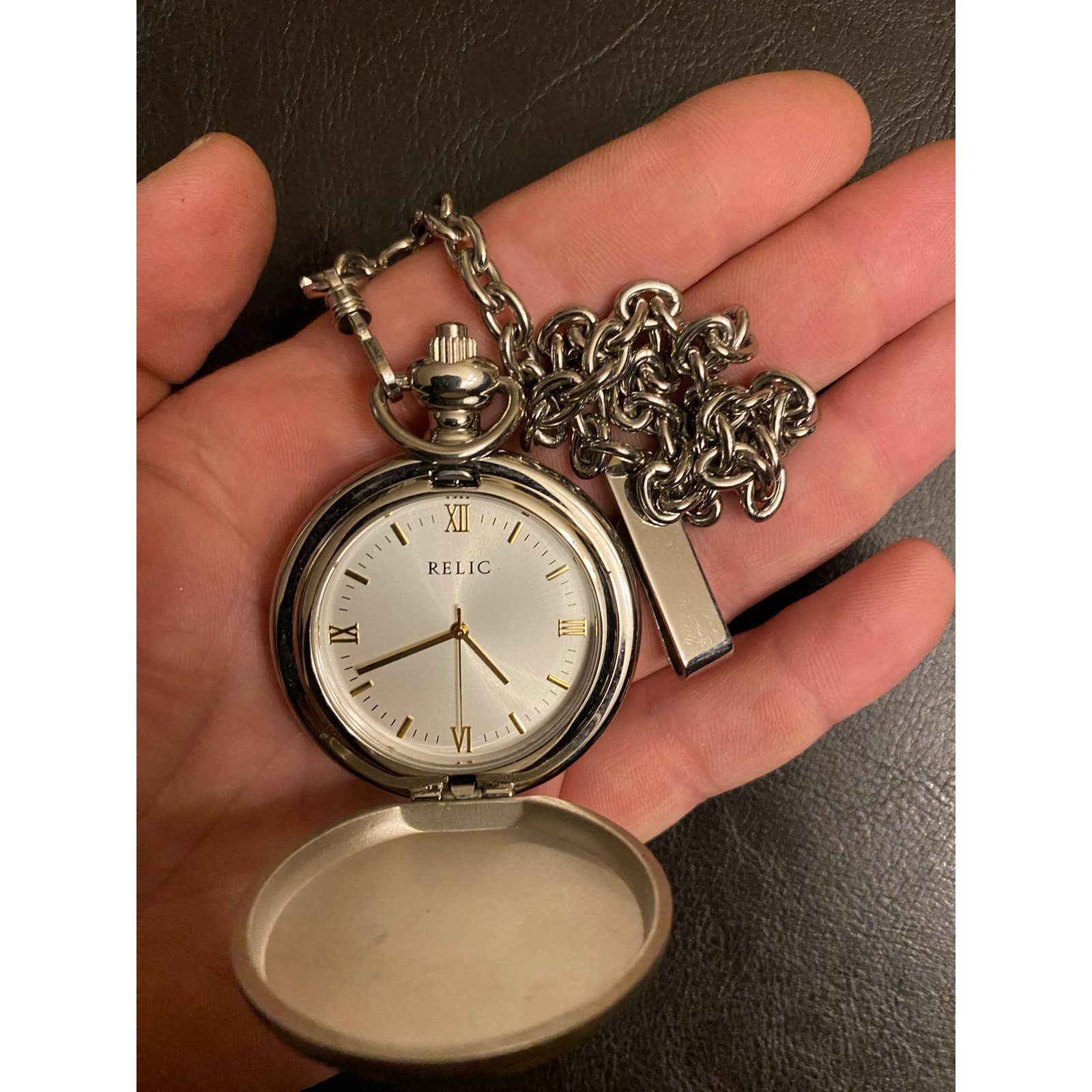 Relic Relic Pocket Watch With Chain And Clip! | Grailed