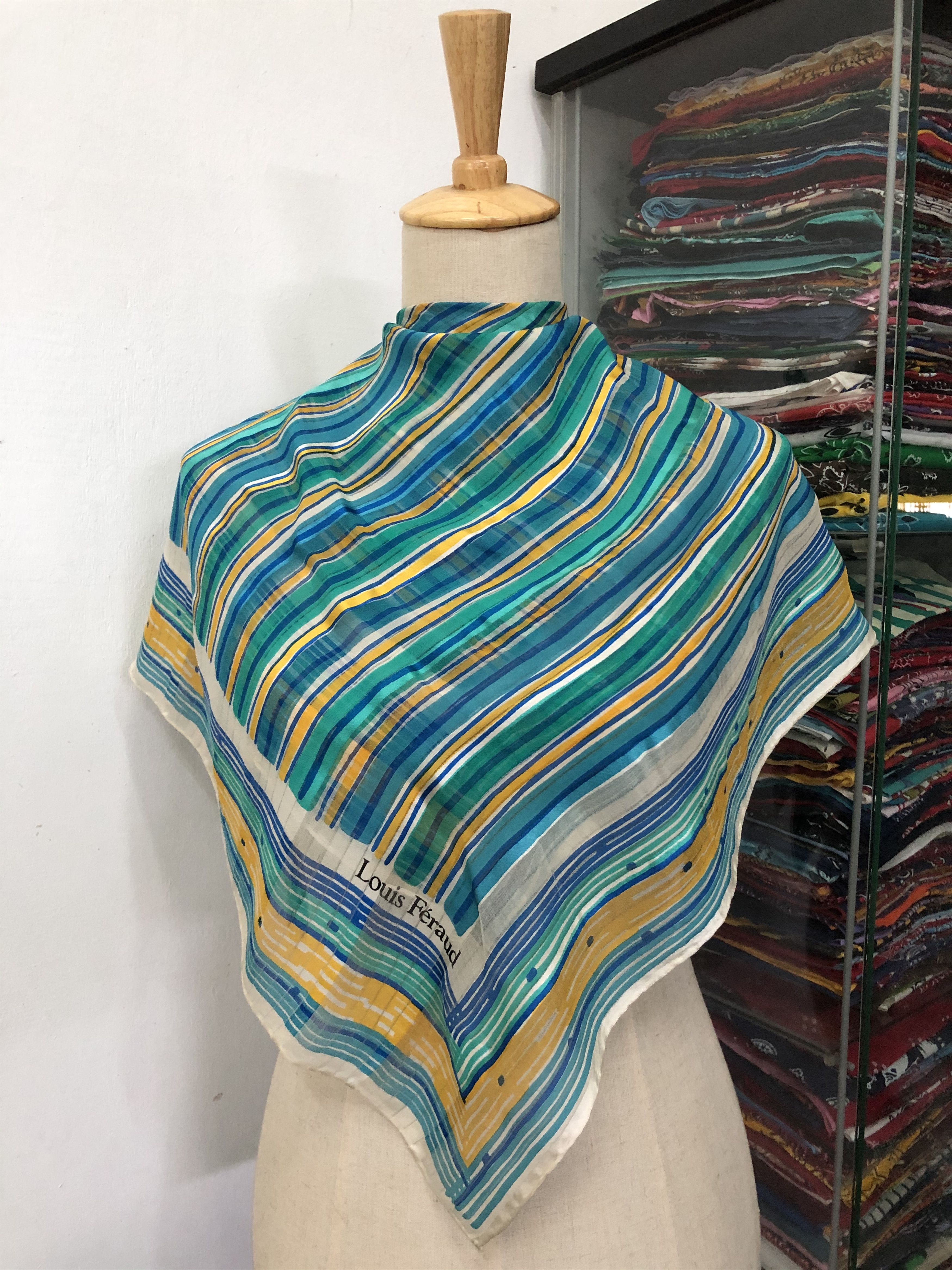 Louis Feraud × Vintage Vintage Louis Feraud Silk Scarf | Grailed