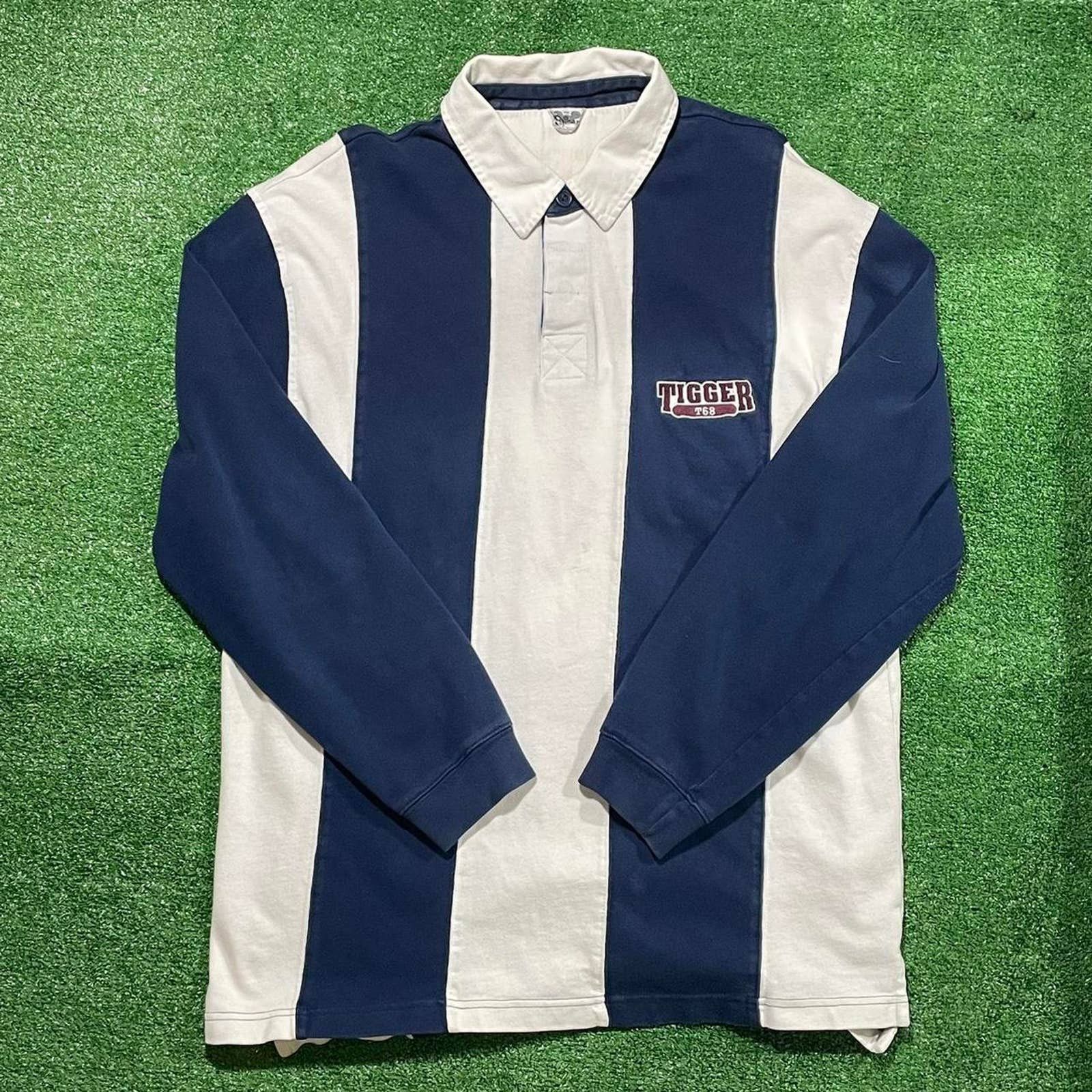 Vintage Vintage 90s The Disney Store Tigger Rugby Polo. Sz XL. | Grailed