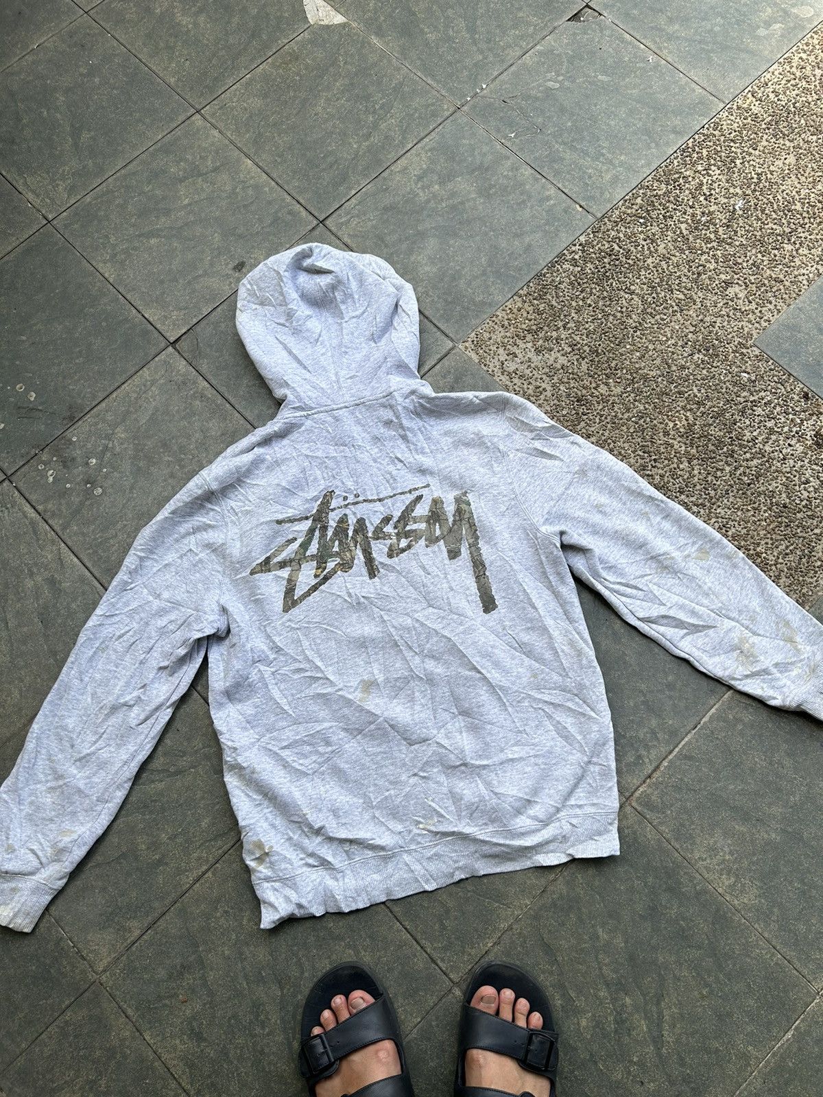 Streetwear × Stussy × Vintage STUSSY REAL TREE PAINTING SPLATTER 🔥 ...