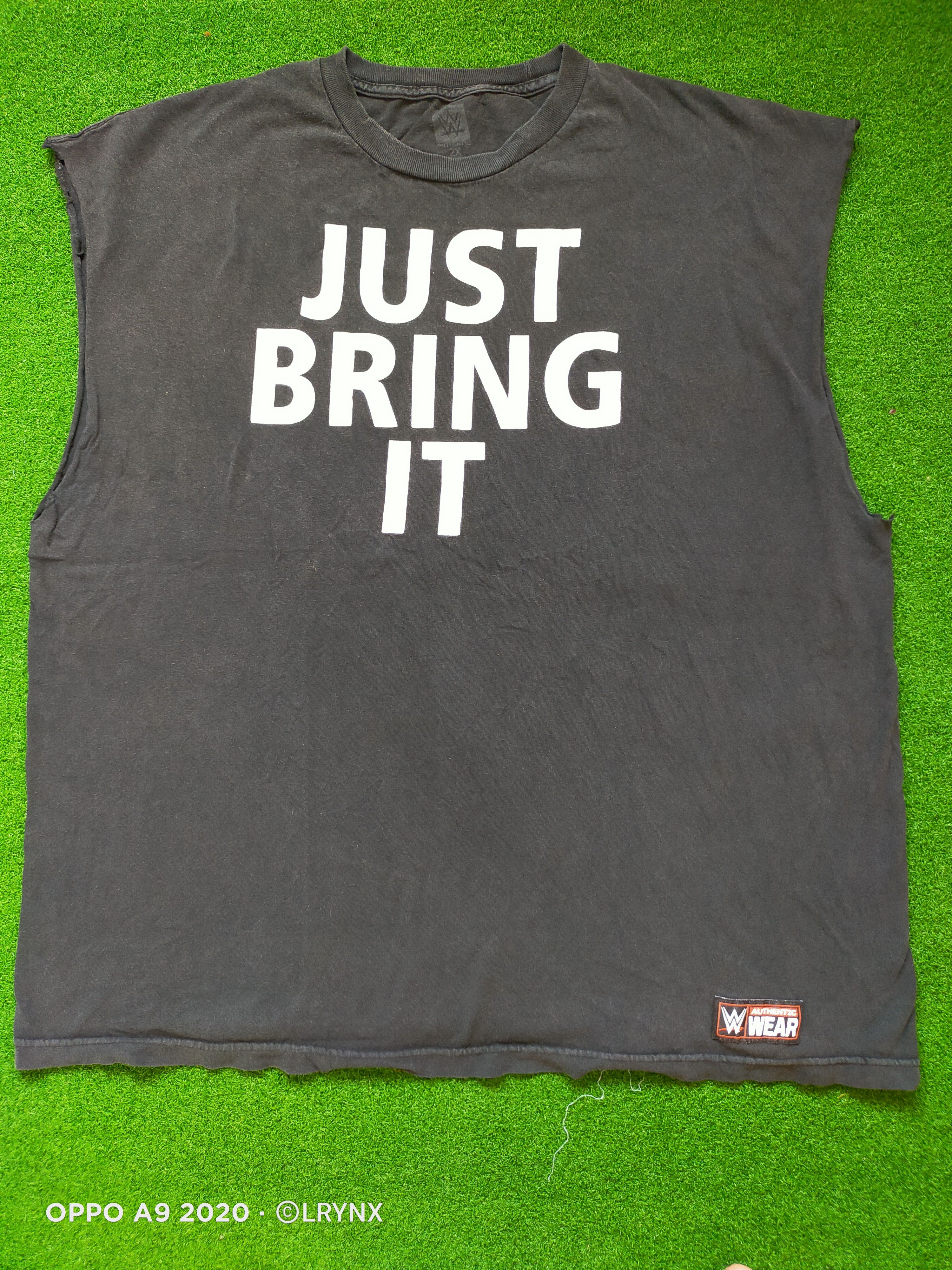 Wwe COSTUME MADE TANK TOP WWE THE ROCK | Grailed