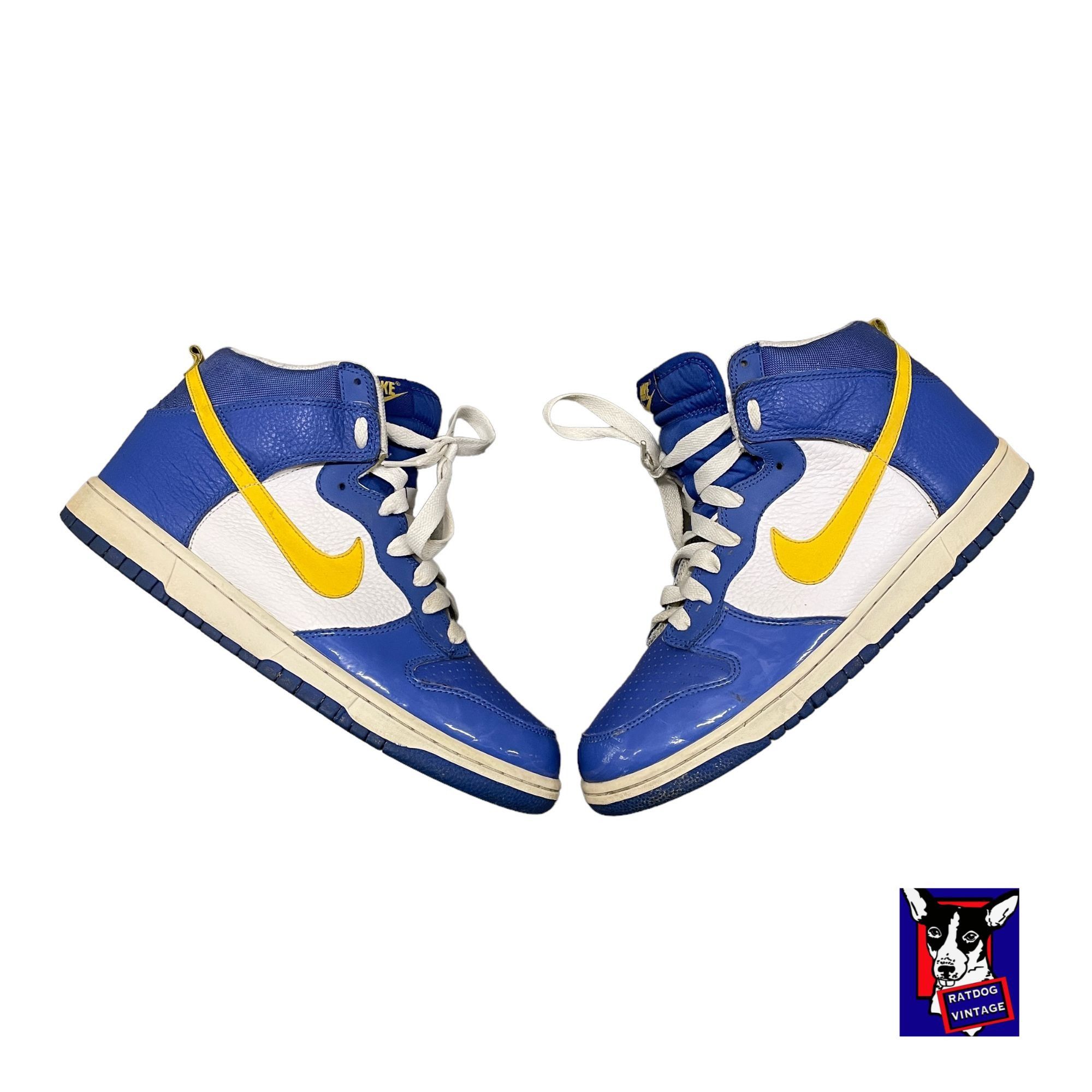 Nike VTG Nike Dunk High Euro Sweden Champions Yellow/Blue Nike Ba | Grailed